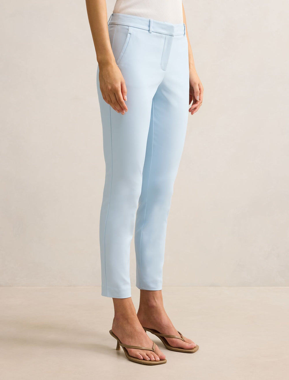 Grace 7/8Th Slim Pants Icy Blue Suit | Forever New
