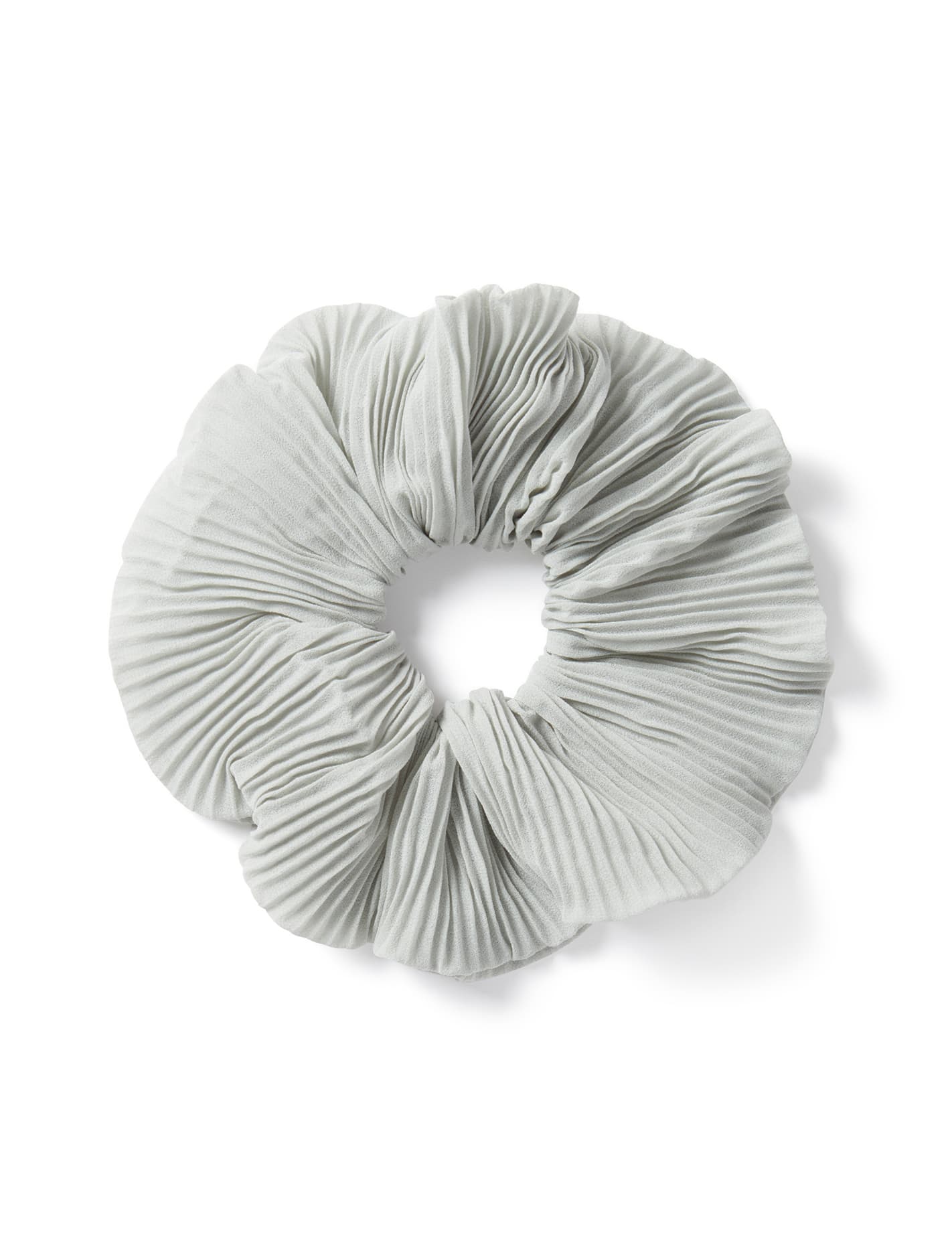 Tiana Pleated Scrunchie Light Slate | Forever New