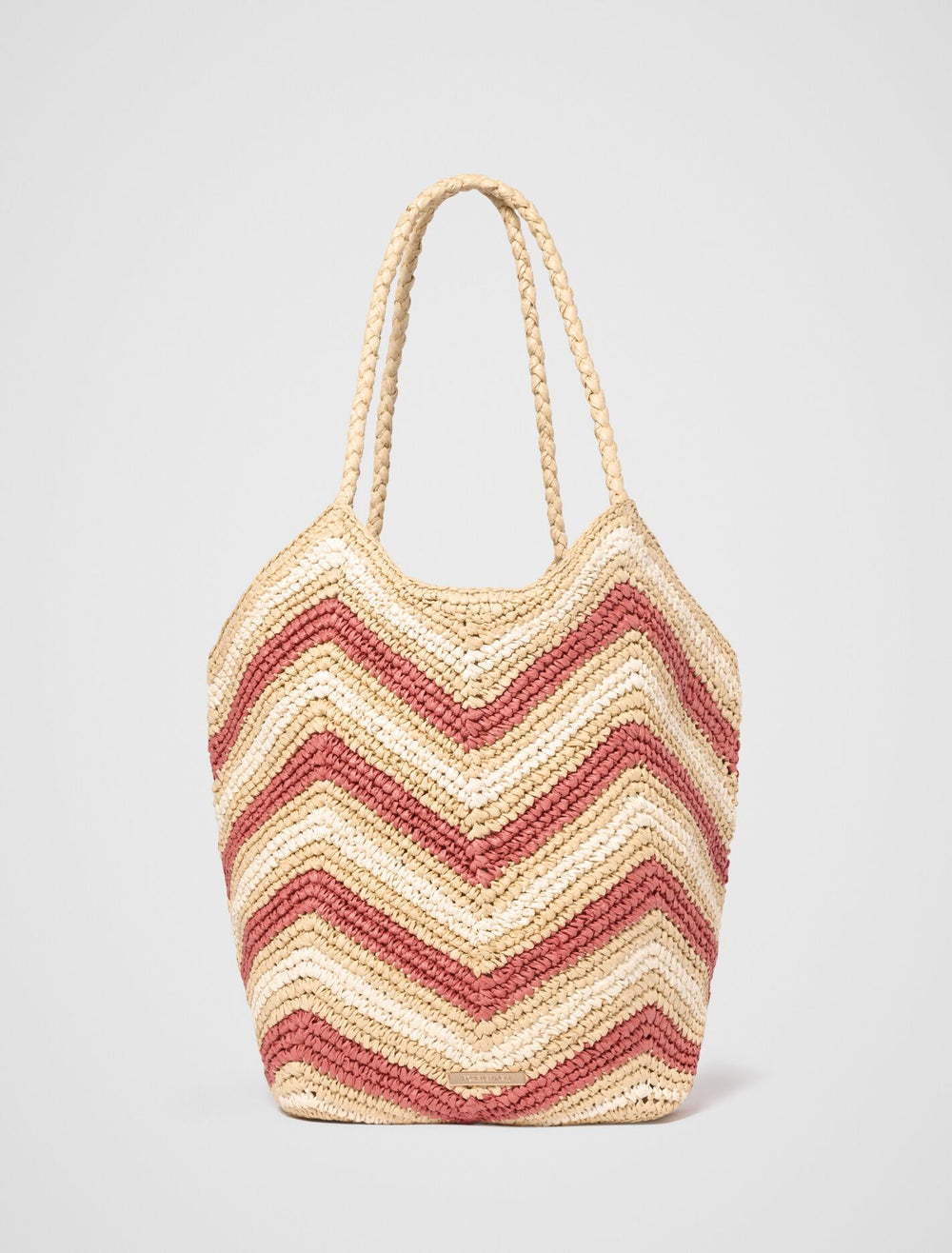 Keira Chevron Weave Tote Bag Multi | Forever New