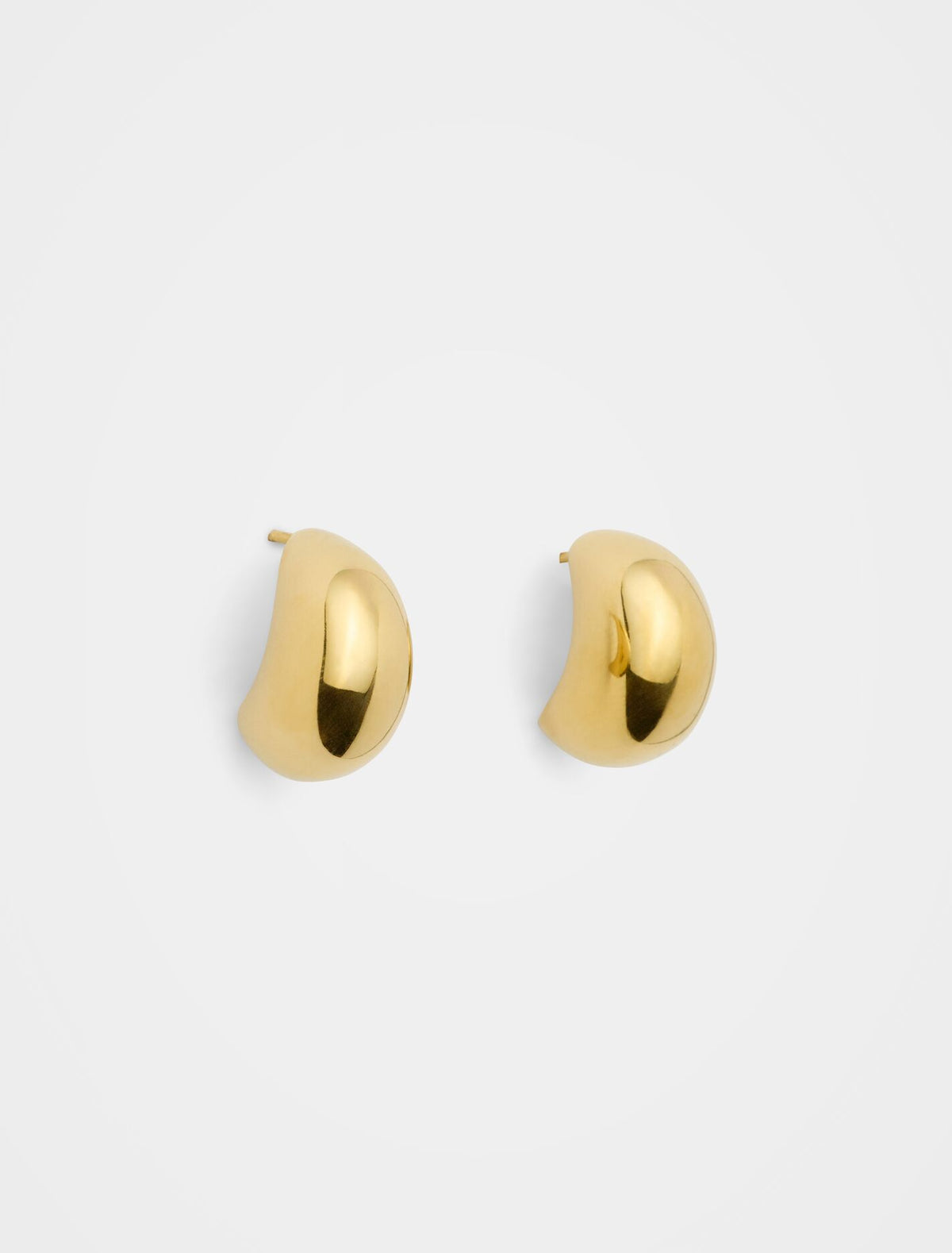 Dominique Small Dome Earrings Gold Plated | Forever New