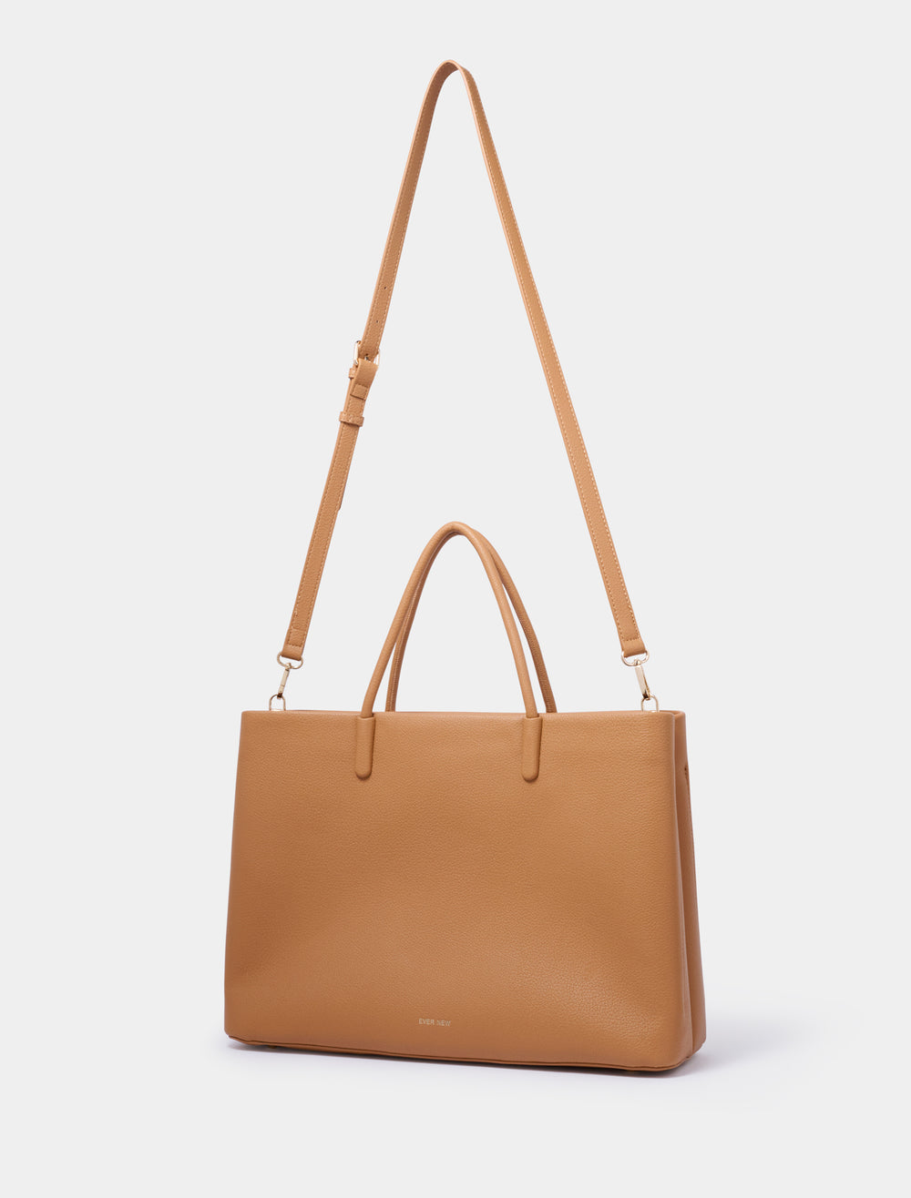Romy Refined Laptop Bag Camel | Forever New
