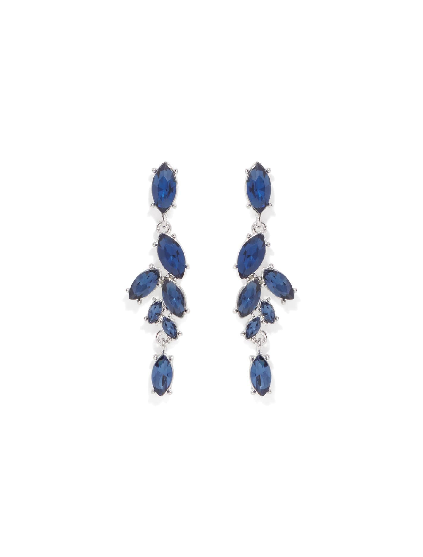 Solana Stone Drop Earrings Blue | Forever New
