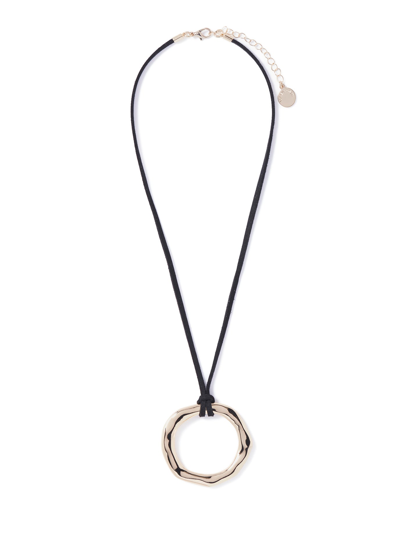 Camryn Round Loop Pendant Necklace Multi | Forever New