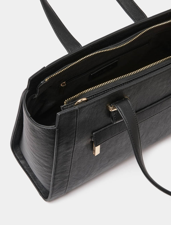 Larissa Medium Tote Bag Black | Forever New